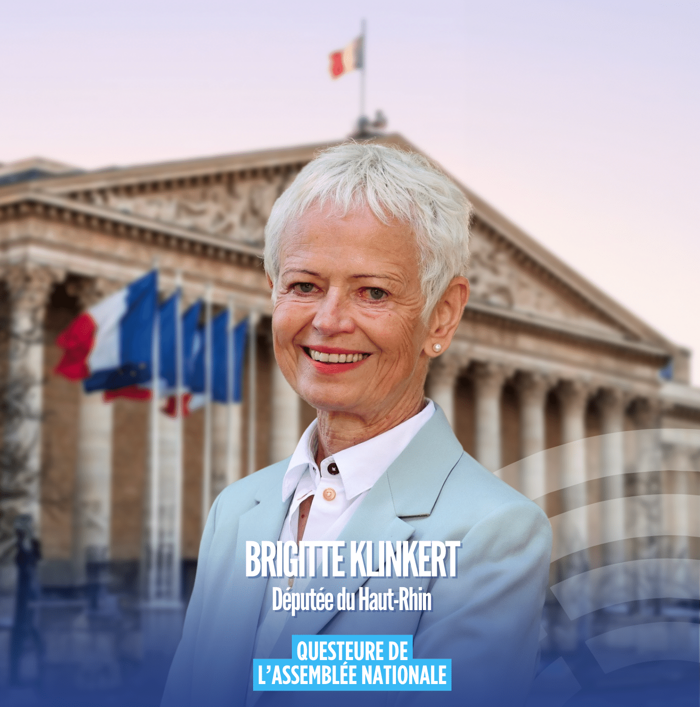 Je suis élue Questeure de l’Assemblée nationale par les députés - Brigitte Klinkert | Députée du ...